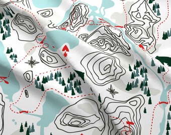 Topography fabric | Etsy