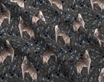 Wolf fabric | Etsy