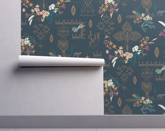 Removable wallpaper gold | Etsy