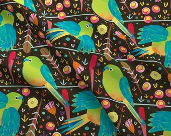 Parrot fabric | Etsy