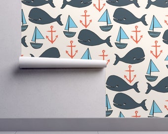 Nautical wallpaper | Etsy