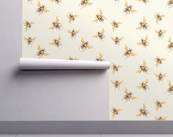 Removable wallpaper gold | Etsy