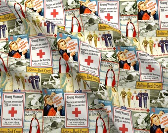 Nurse fabric | Etsy
