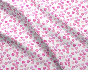 Heart fabric | Etsy