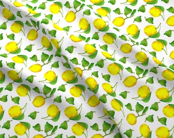Lemon fabric | Etsy