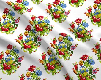 Polish folk fabric | Etsy