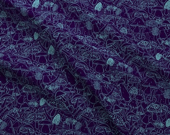 Mushroom fabric | Etsy