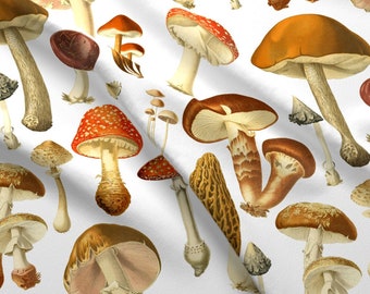 Mushroom fabric | Etsy
