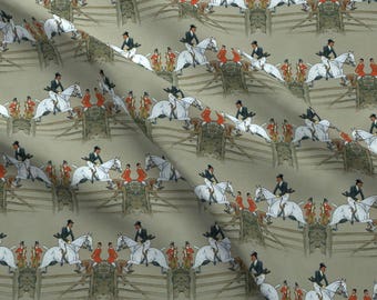 Equestrian fabric | Etsy