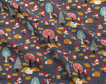 Gnome fabric | Etsy