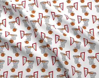 Basketball fabric | Etsy