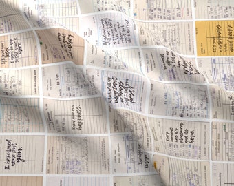 Library book fabric | Etsy