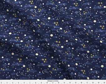 Constellation fabric | Etsy