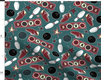 Bowling Fabric | Etsy