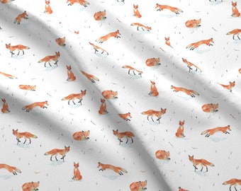 Fox fabric | Etsy