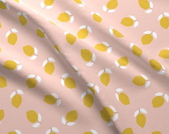 Lemon fabric | Etsy