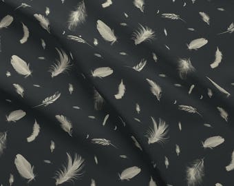 Feather and fabric | Etsy