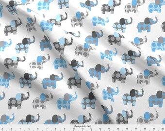 Elephant fabric | Etsy