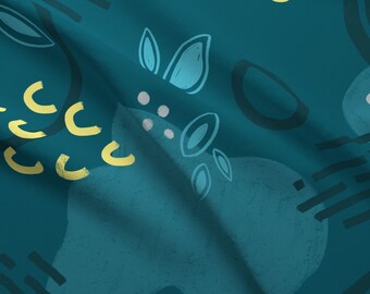 Abstract fabric | Etsy