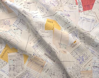 Library book fabric | Etsy