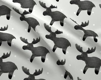 Moose fabric | Etsy