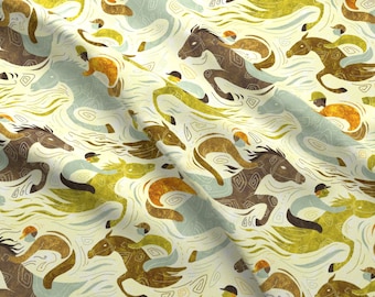 Horse racing fabric | Etsy