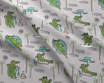 Alligator fabric | Etsy