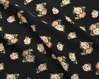 Rose fabric | Etsy
