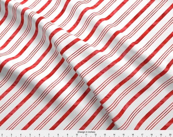 Candy cane fabric | Etsy