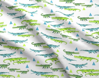 Alligator fabric | Etsy