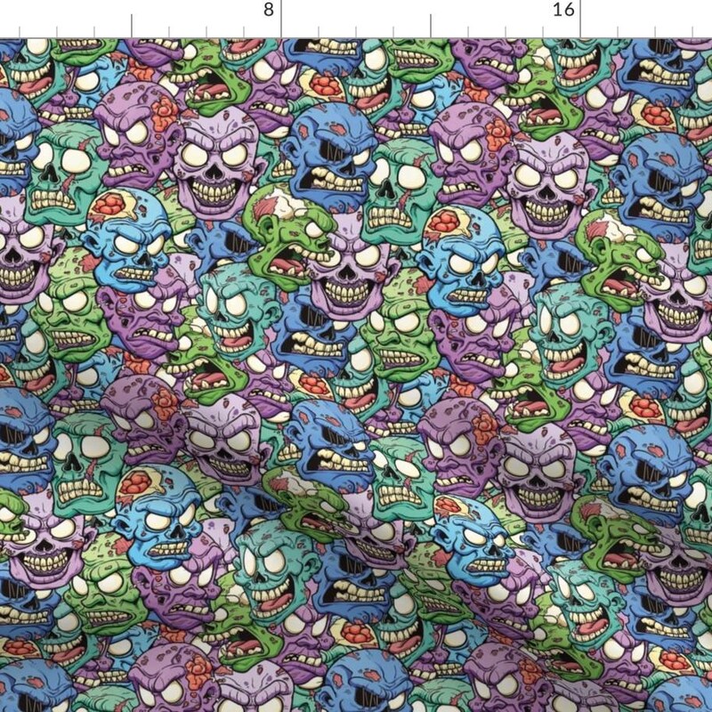 Zombie Quilting Fabric - Etsy