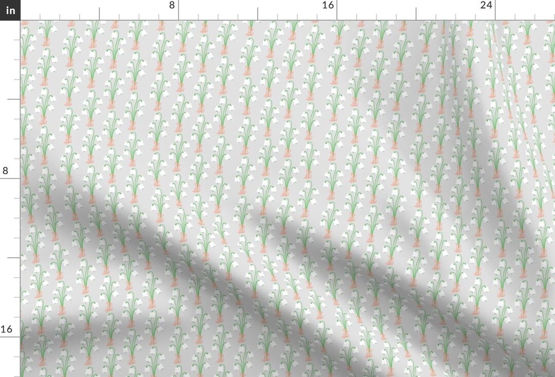 Lilly of the Valley Fabric - Lilly of the Valley by Laura_mooney ...