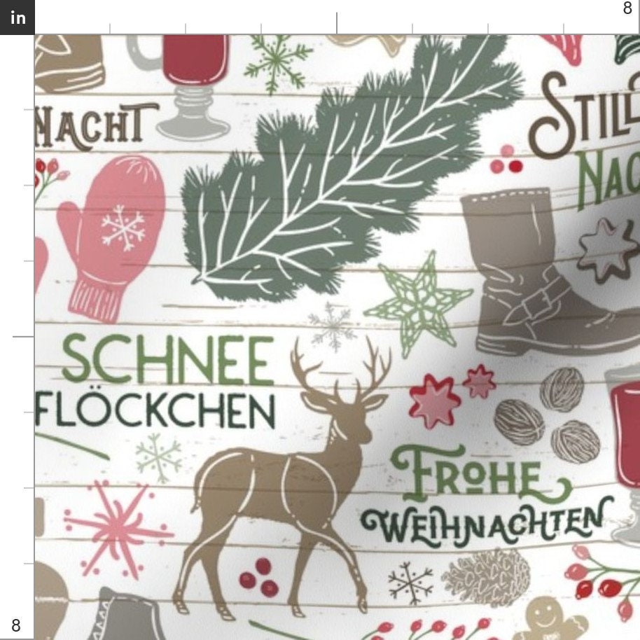 German Christmas Traditions Fabric Christmas Trees - Etsy