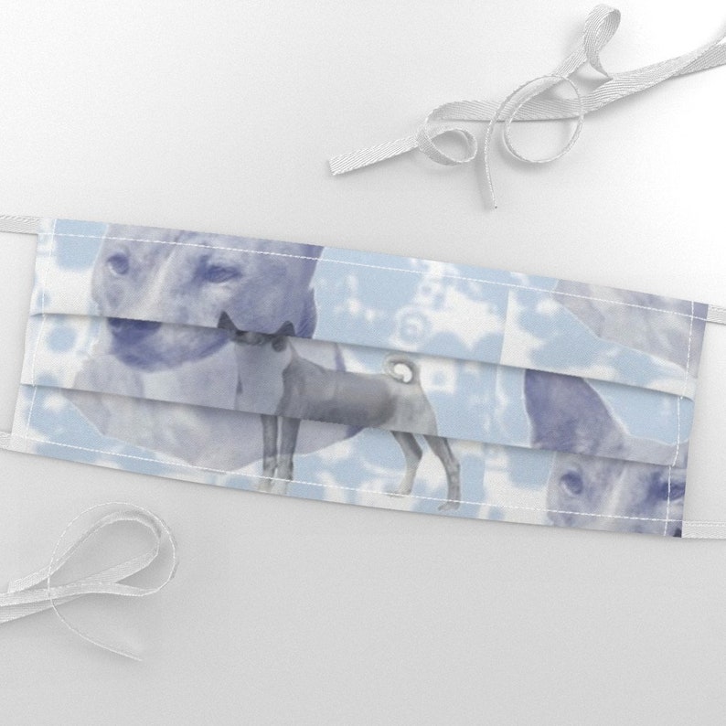 Blue Basenji Fabric Blue Basenji Design by Dogdaze Blue | Etsy