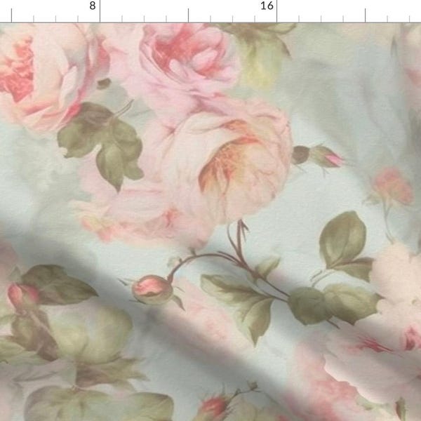 Vintage Cabbage Rose - Etsy