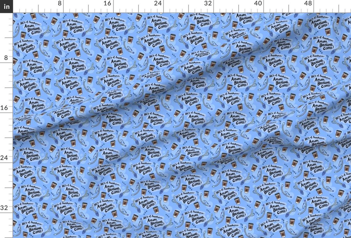 Scrub Fabric - Abcs of Anesthesia by Ladybugsurgery - Surgery Surgeon ...