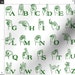 Green Alphabet Fabric Sign Language Alphabet // Green by ...
