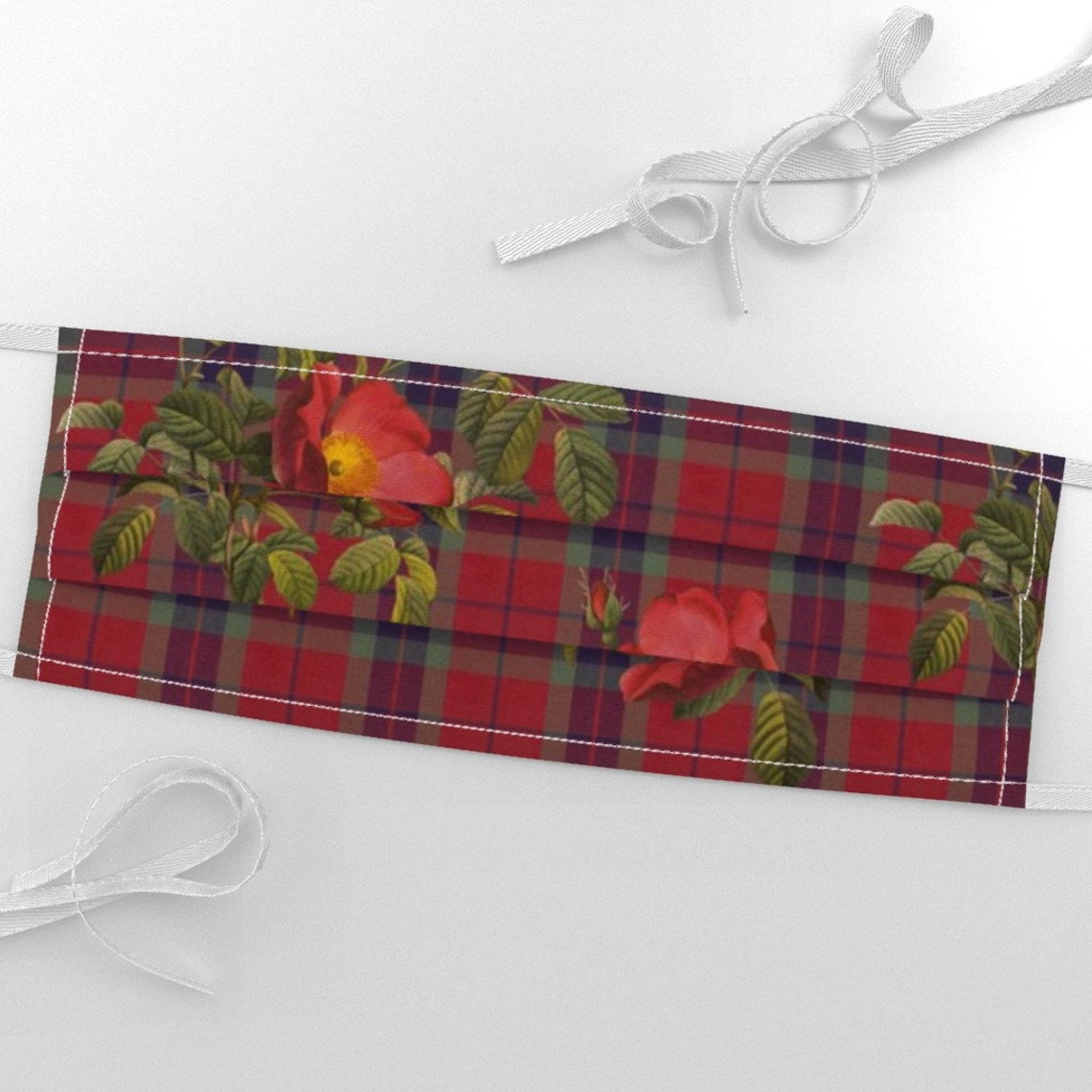 Tartan Fabric Bonny Lass of Fraser by Lilyoake Tartan Rose | Etsy