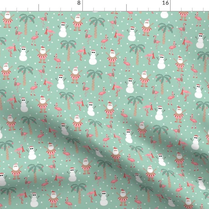 Tropical Santa - Etsy