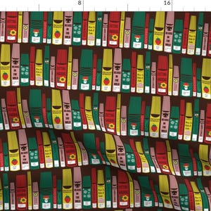 Library Fabric Dewey Decimal System by Heidikenney Library Librarian ...