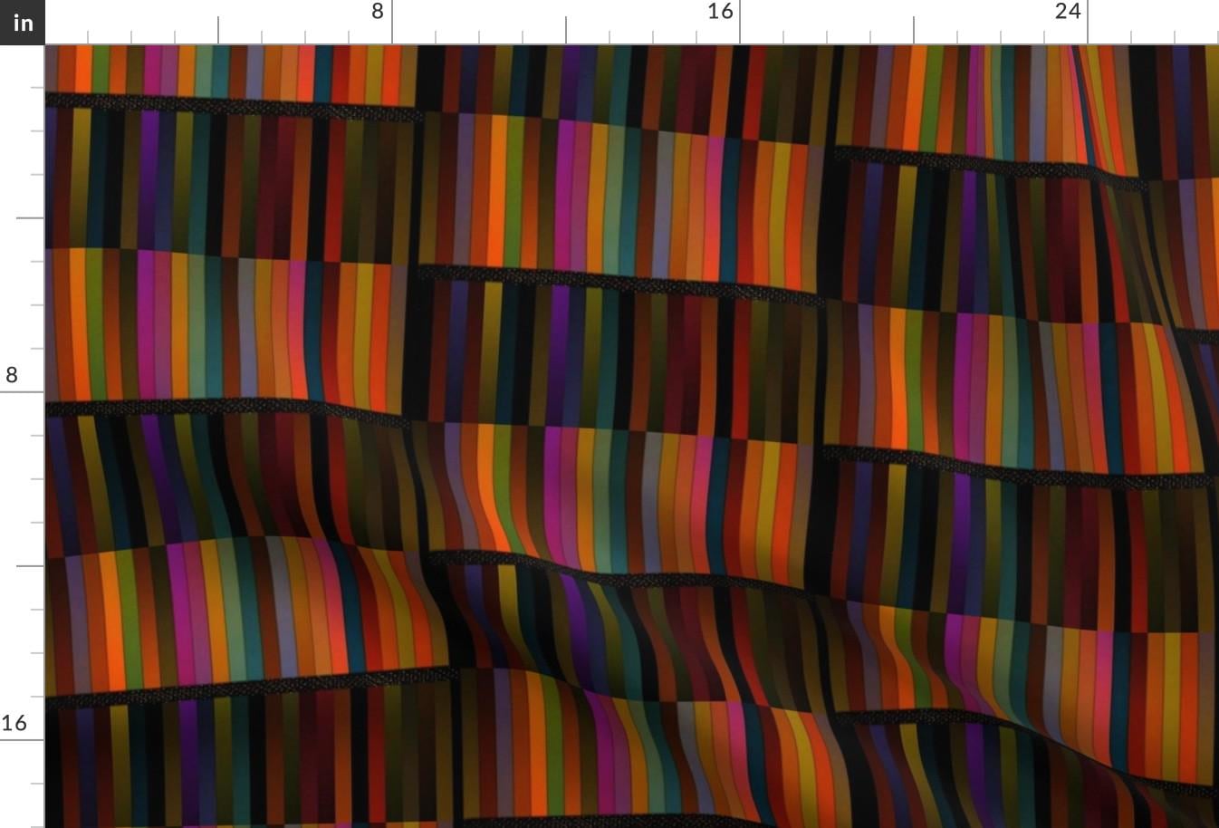 African Fabric - the Vibrance of Africa by Charldia - Colorful Dark ...
