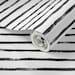 Stripe Wallpaper Thin Stripe Soft Black by Crystal Walen - Etsy
