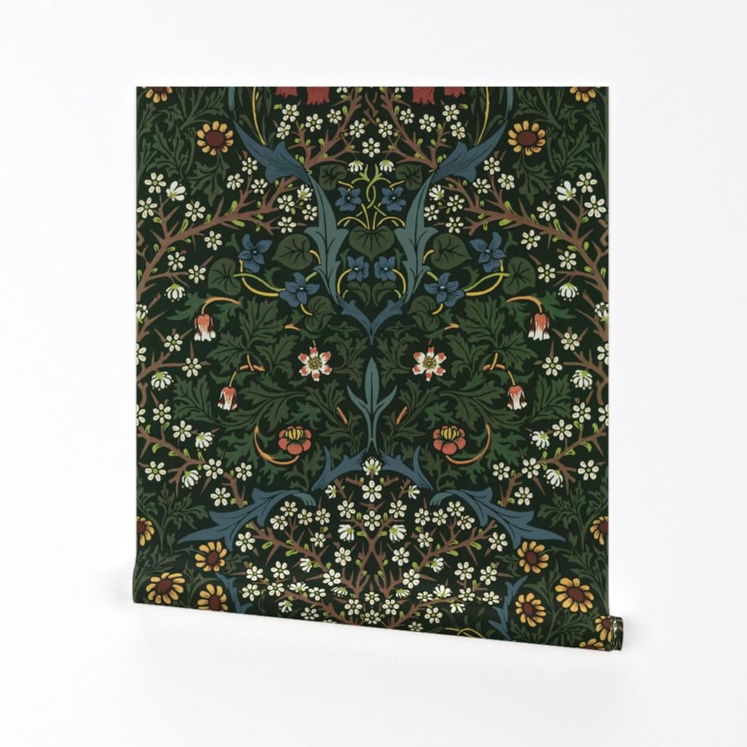 William Morris Removable Peel and Stick Wallpaper - Vintage Antique ...