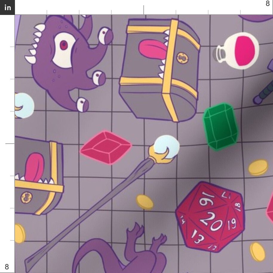 Tabletop Game Fabric Tabletop Game Toss by Sweetingenuity | Etsy