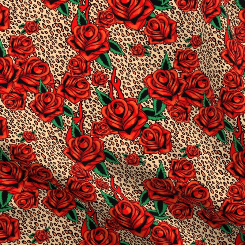 Red Rose Tattoo - Etsy