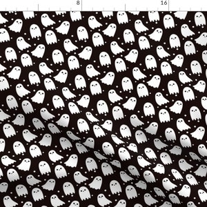 Halloween Fabric Halloween Cute Ghost Kids-01 by Furbuddy - Etsy