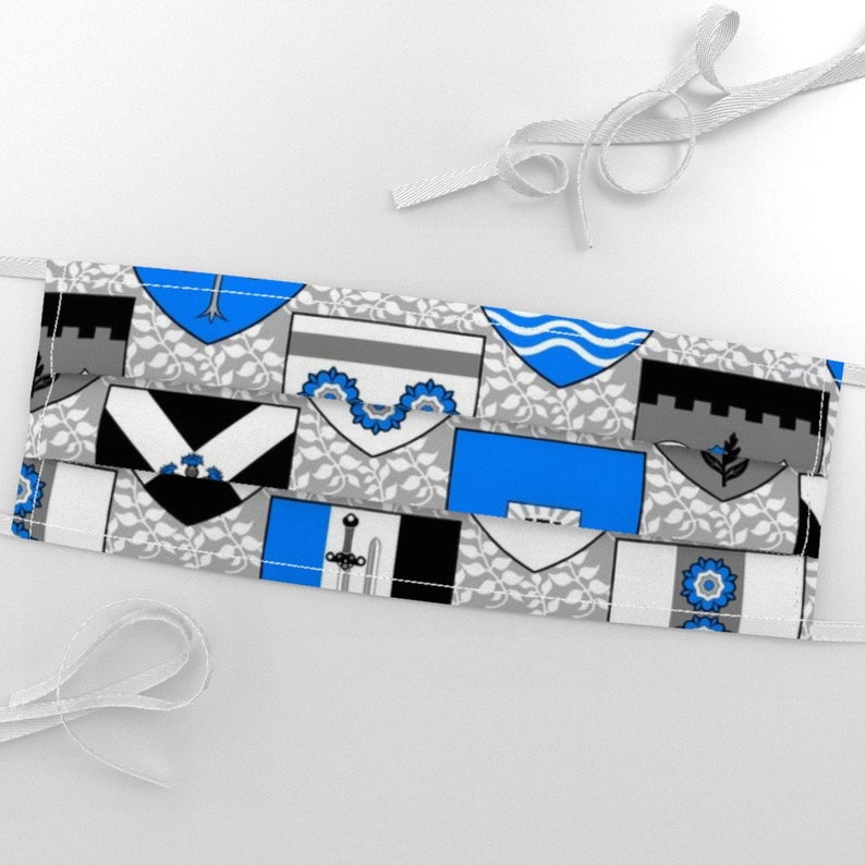 Heraldry Fabric Heraldic Blossom Shields by Siya Heraldry | Etsy