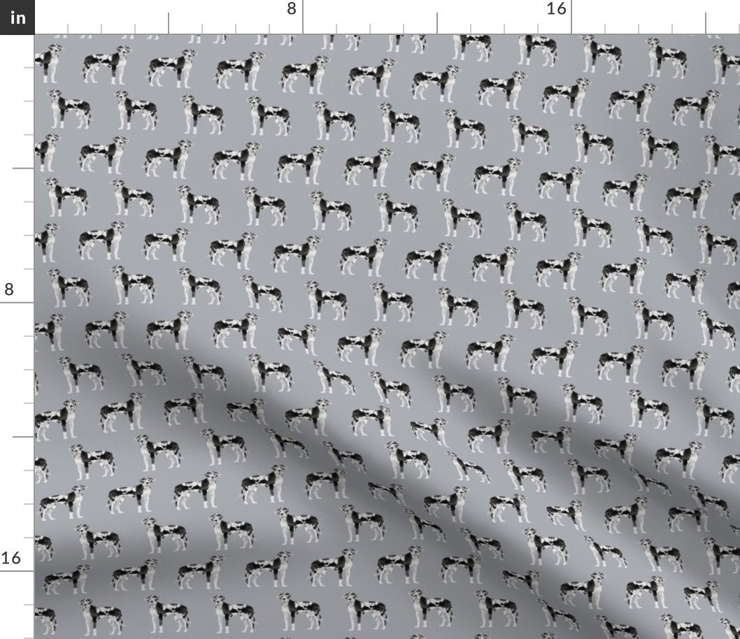 Great Dane Fabric Great Danes Cute Simple Dog Quilting | Etsy