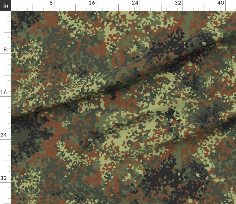 German Camo Fabric Camo by Ricraynor German Camouflage - Etsy