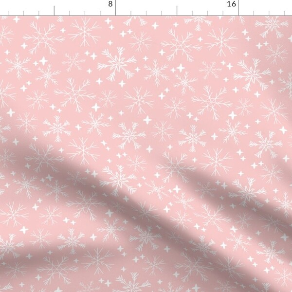 Pink Snowflakes - Etsy